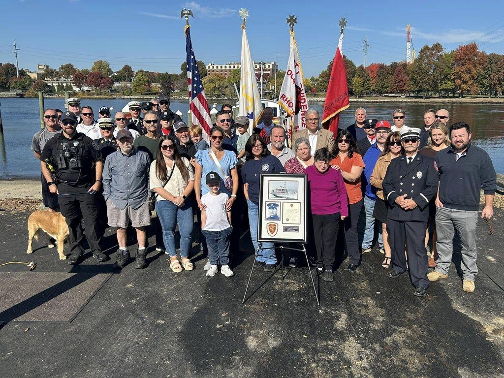 East Providence rededicates Marine 3 fire boat in honor of fallen ...